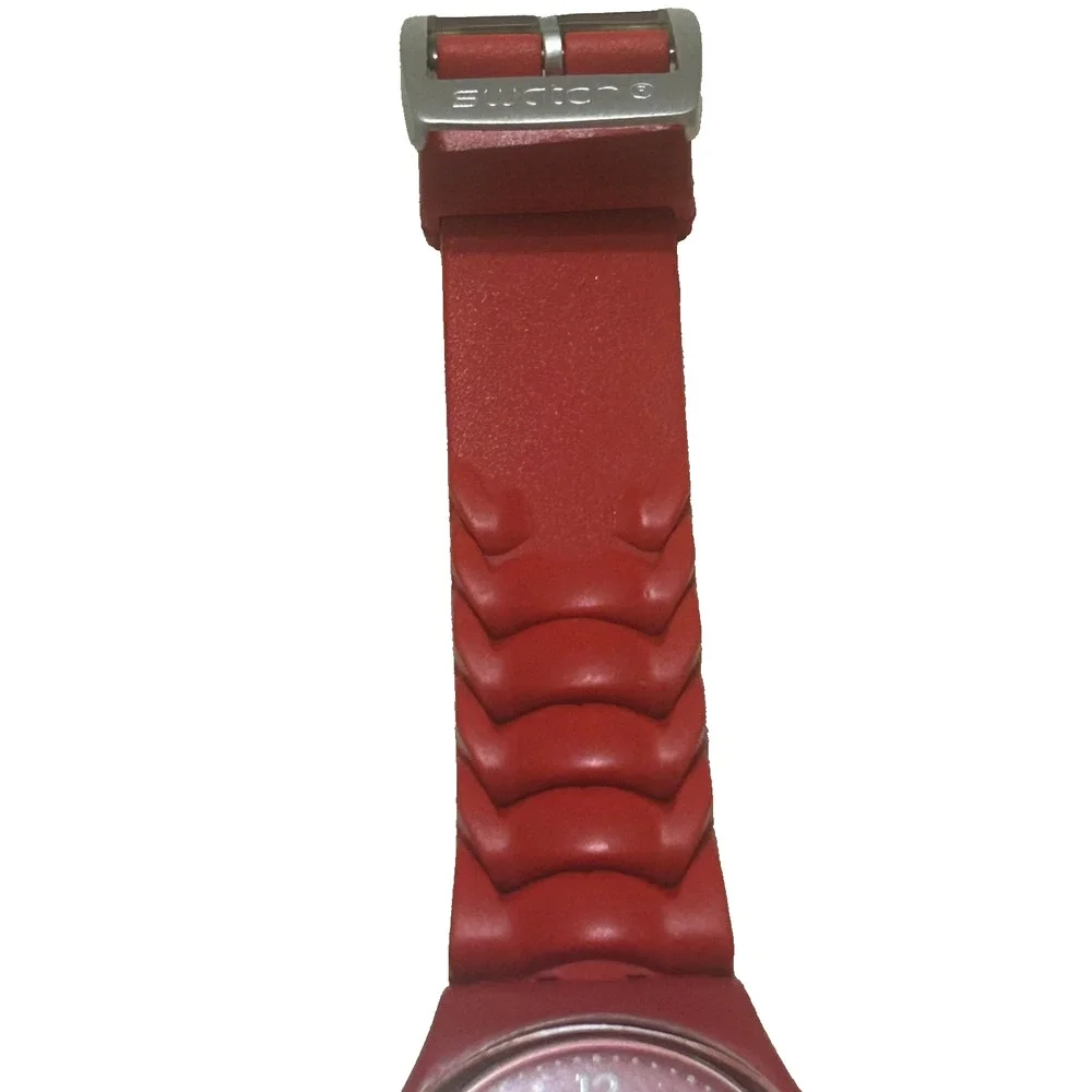 Swatch | Accessories | Swatch Watch Silicon Wristband Red Cherry Swiss ...